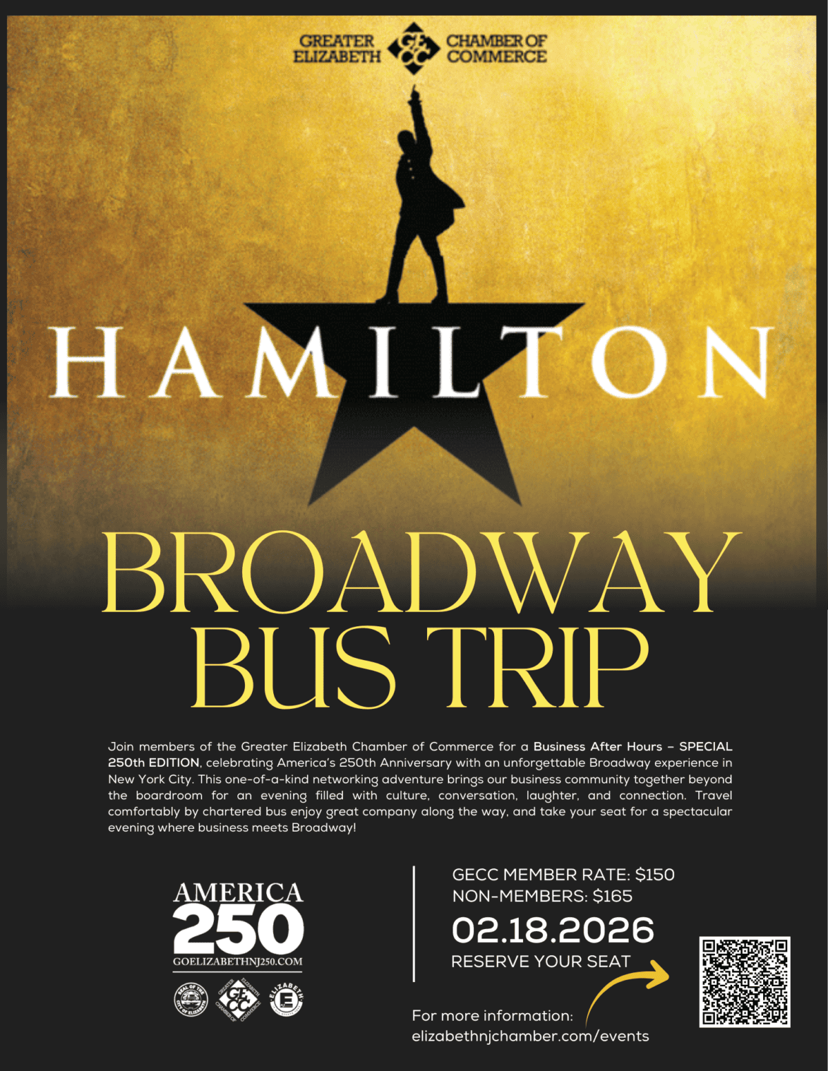 Hamilton Broadway Bus Trip | GECC Business After Hours